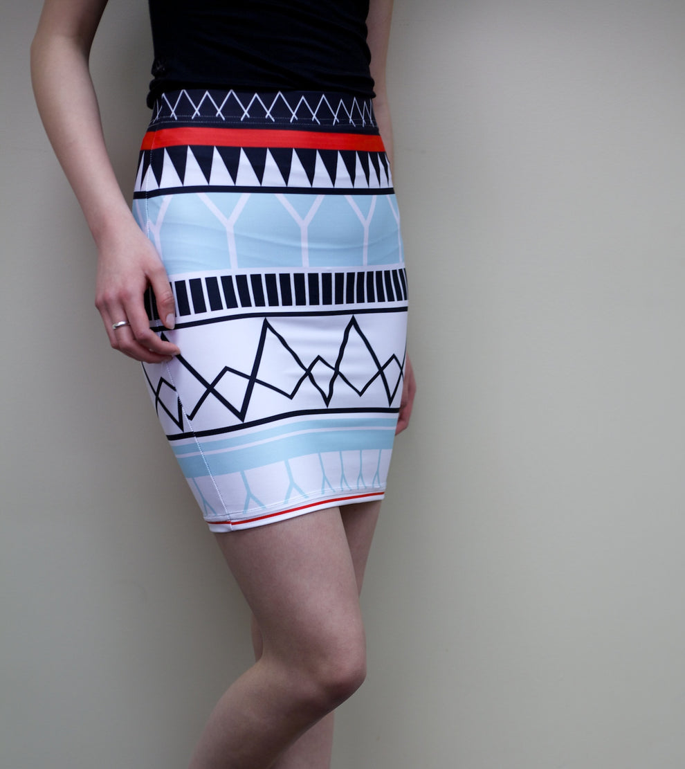 MODERN KAKINNIIT SKIRT – Hinaani
